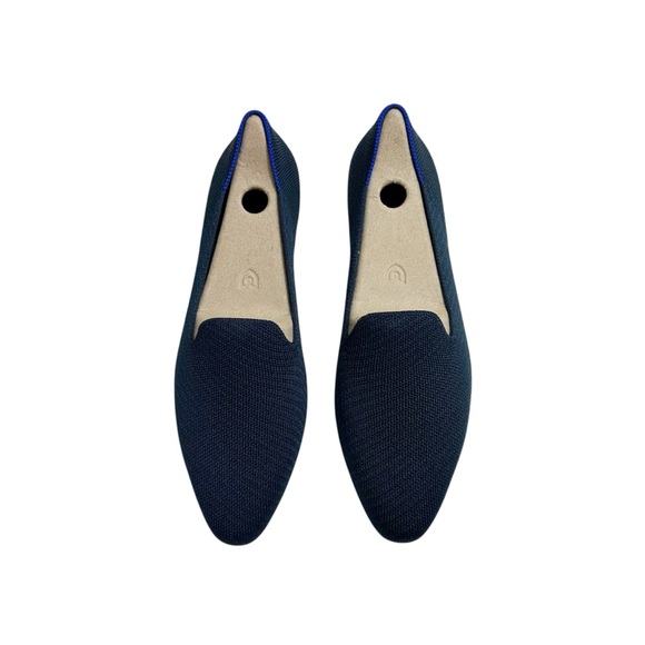 Rothy's | Shoes | New Rothys Navy Twill Almond Loafers | Poshmark